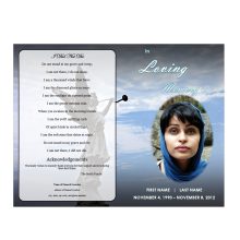 Angel Memorial Program | Funeral Pamphlets