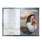 Baseball Funeral Program | Funeral Pamphlets