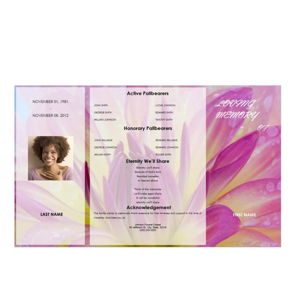 Floral Archives | Funeral Pamphlets