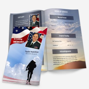 Military Funeral Program | Funeral Pamphlets
